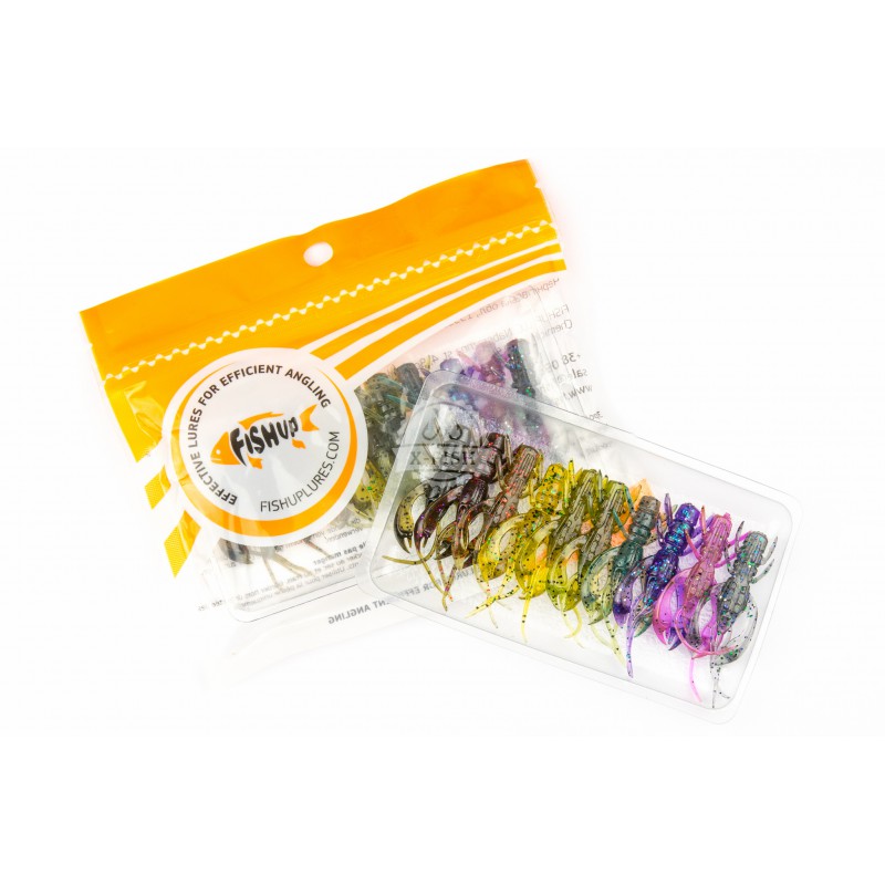 FishUp Zestaw na Okonia Real Craw 1.5" 3.8cm MIX 10szt