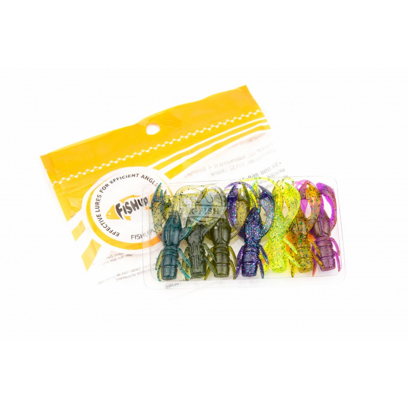 FishUp Zestaw Real Craw 2" 5.1cm MIX 7szt.